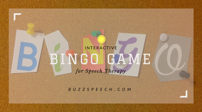 Fabulous Interactive Bingo Game for Language Therapy – Buzz Speech